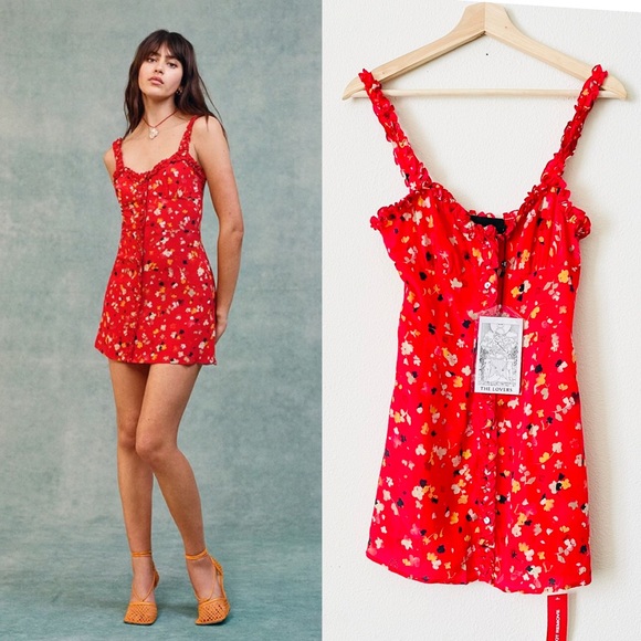 Realisation Par | Dresses | Nwt Realisation Small Julia 0 Silk Red ...